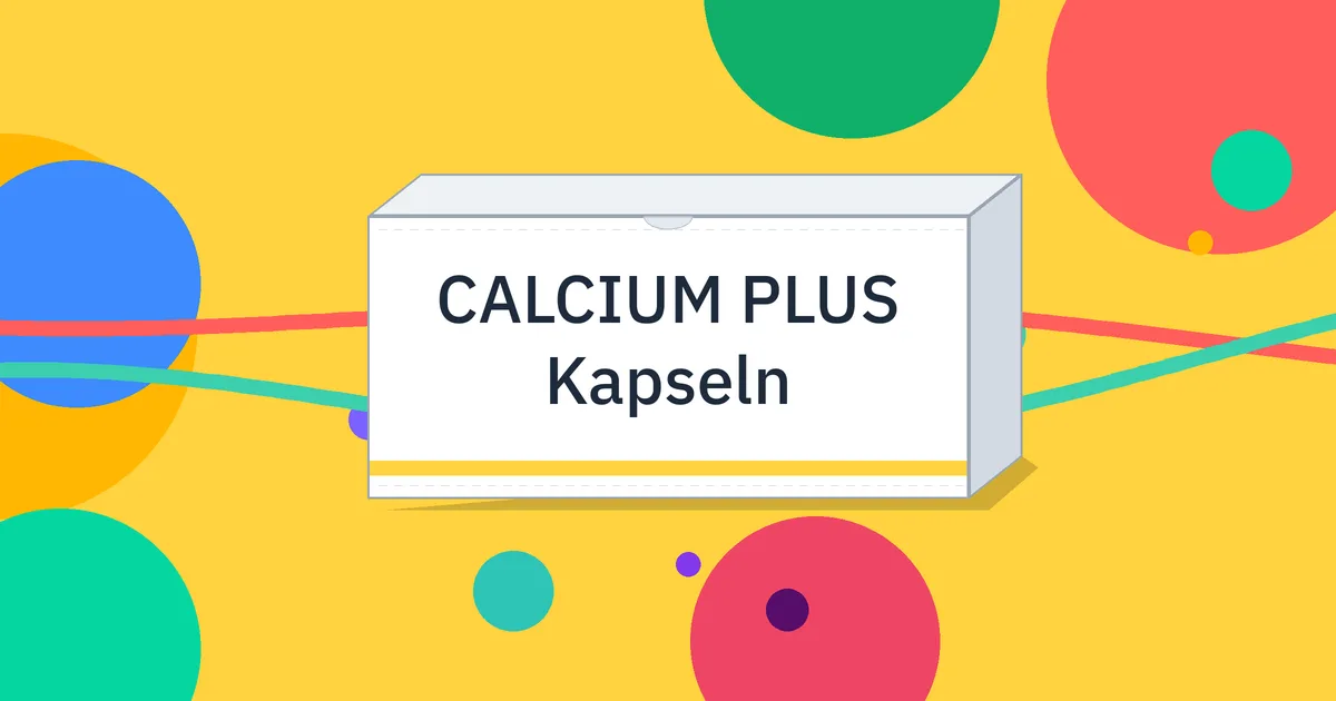 Symbolbild: Packung mit der Aufschrift CALCIUM PLUS Kapseln (PZN 04986067) – Verfügbarkeit und Bezug in Apotheken in Frankfurt am Main