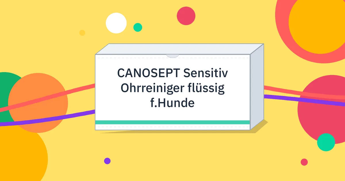 Symbolbild: Packung mit der Aufschrift CANOSEPT Sensitiv Ohrreiniger flüssig f.Hunde (PZN 20143500) – Verfügbarkeit und Bezug in Apotheken in Frankfurt am Main