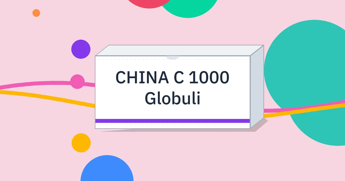 Symbolbild: Packung mit der Aufschrift CHINA C 1000 Globuli (PZN 07164532) – Verfügbarkeit und Bezug in Apotheken in Frankfurt am Main