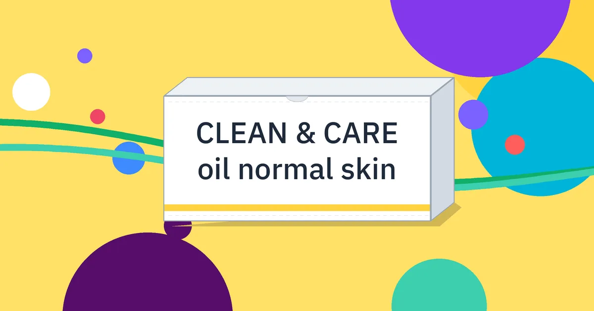 Symbolbild: Packung mit der Aufschrift CLEAN & CARE oil normal skin (PZN 18361425) – Verfügbarkeit und Bezug in Apotheken in Frankfurt am Main