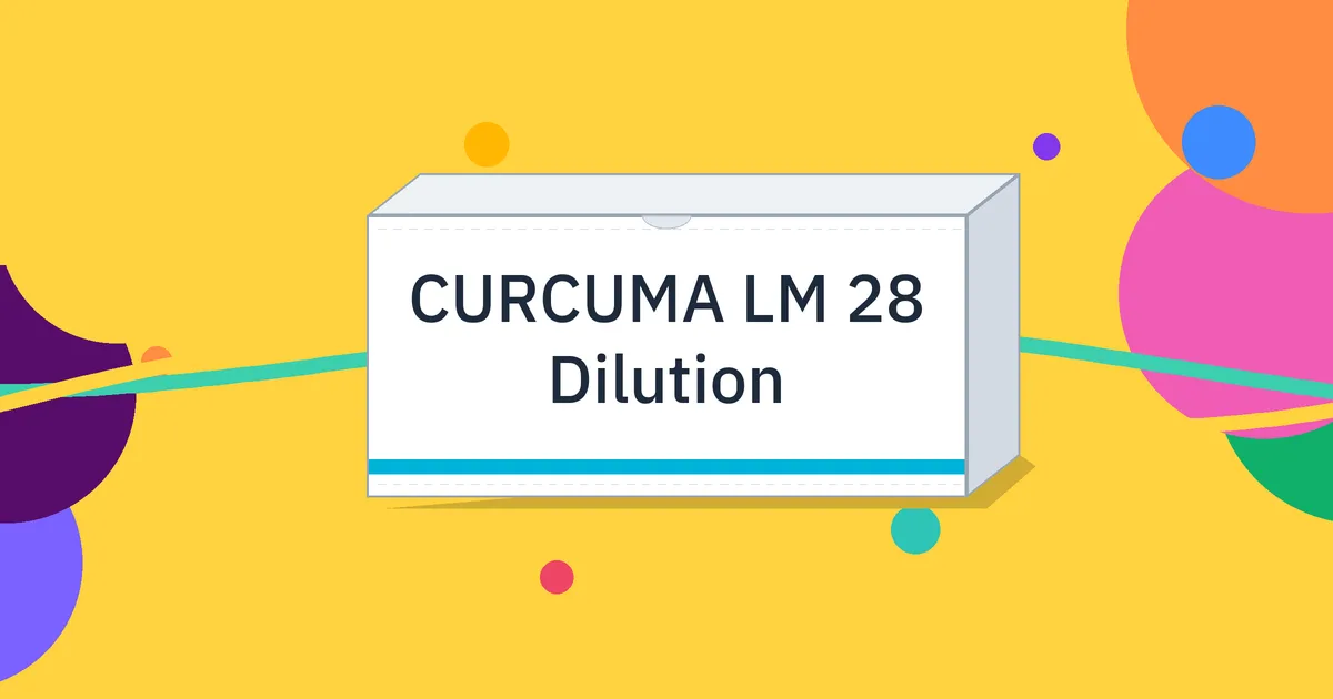 Symbolbild: Packung mit der Aufschrift CURCUMA LM 28 Dilution (PZN 12840171) – Verfügbarkeit und Bezug in Apotheken in Frankfurt am Main