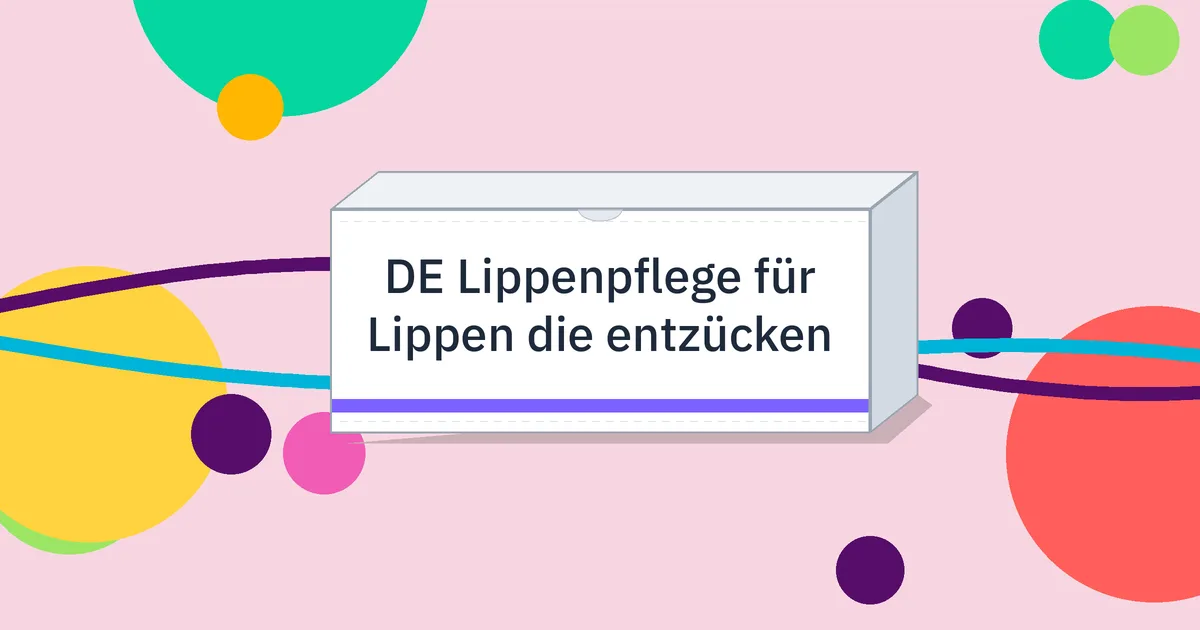 Symbolbild: Packung mit der Aufschrift DE Lippenpflege für Lippen die entzücken (PZN 13566370) – Verfügbarkeit und Bezug in Apotheken in Frankfurt am Main