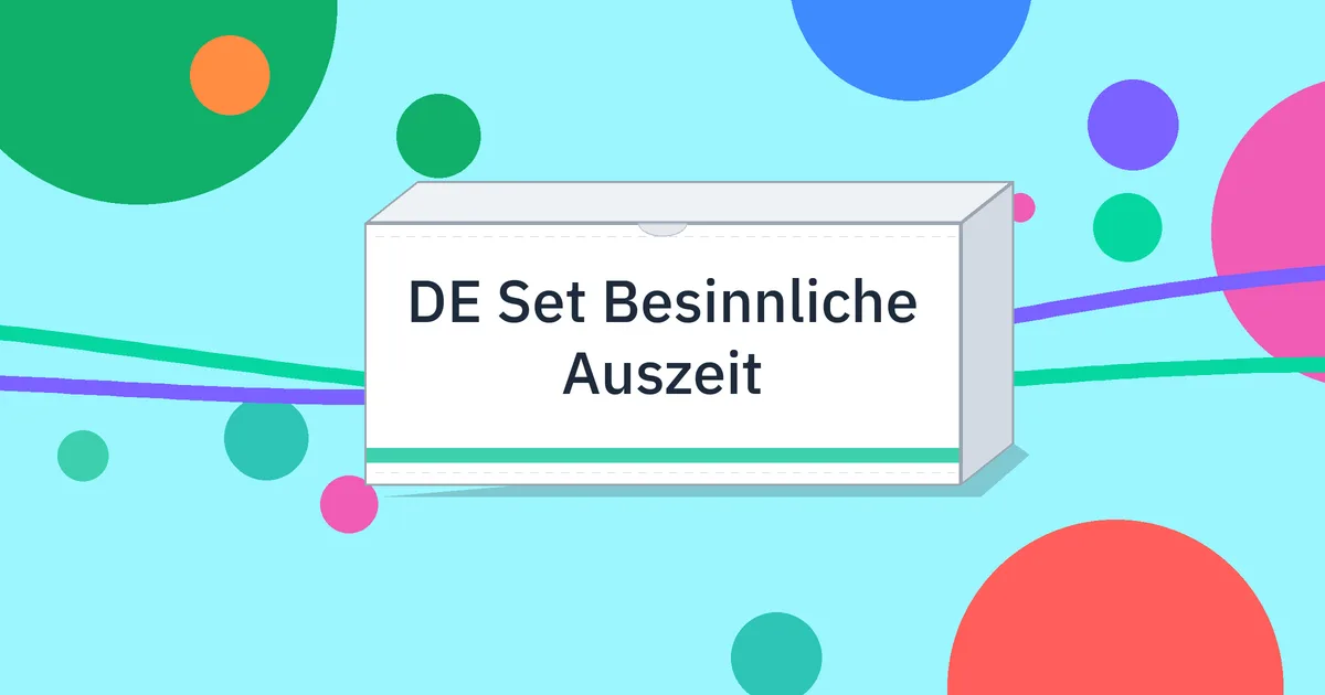 Symbolbild: Packung mit der Aufschrift DE Set Besinnliche Auszeit (PZN 17457287) – Verfügbarkeit und Bezug in Apotheken in Frankfurt am Main