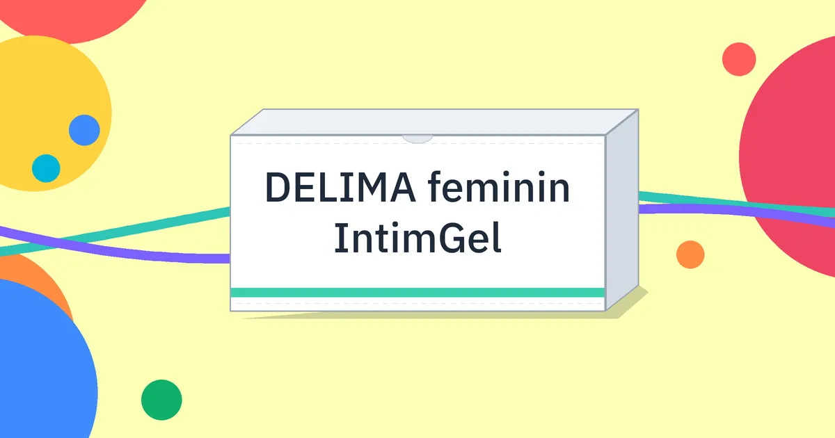 Symbolbild: Packung mit der Aufschrift DELIMA feminin IntimGel (PZN 20027840) – Verfügbarkeit und Bezug in Apotheken in Frankfurt am Main
