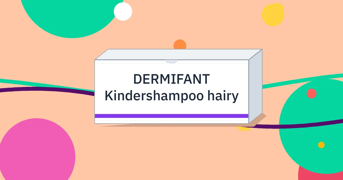 Symbolbild: Packung mit der Aufschrift DERMIFANT Kindershampoo hairy (PZN 00677636) – Verfügbarkeit und Bezug in Apotheken in Frankfurt am Main