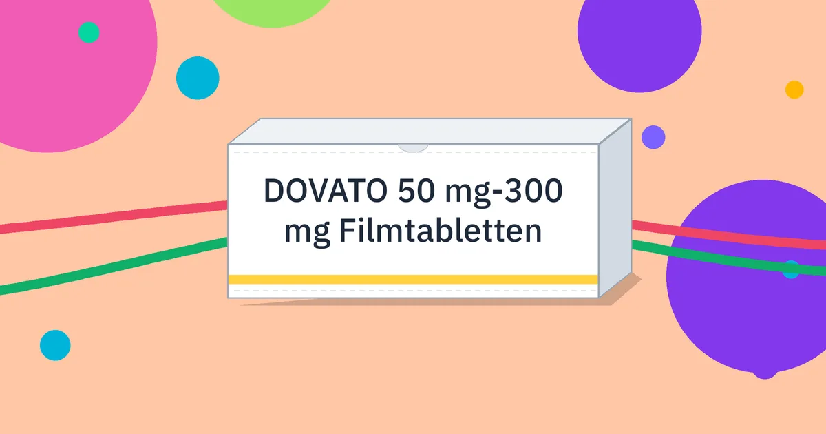 Symbolbild: Packung mit der Aufschrift DOVATO 50 mg-300 mg Filmtabletten (PZN 15613501) – Verfügbarkeit und Bezug in Apotheken in Frankfurt am Main