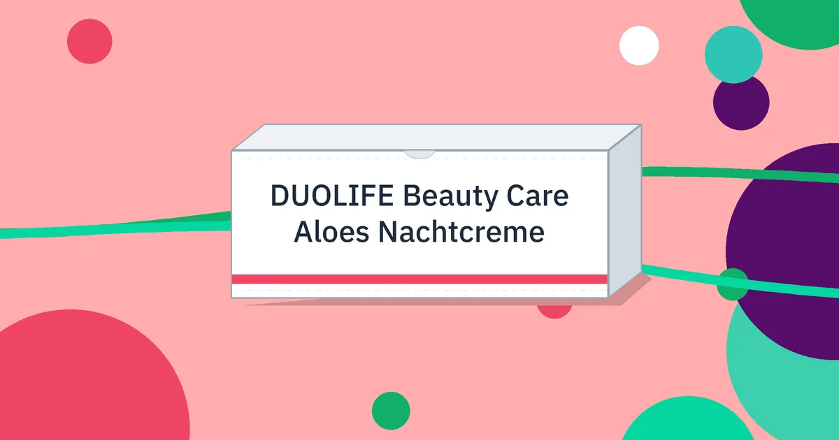 Symbolbild: Packung mit der Aufschrift DUOLIFE Beauty Care Aloes Nachtcreme (PZN 17170835) – Verfügbarkeit und Bezug in Apotheken in Frankfurt am Main