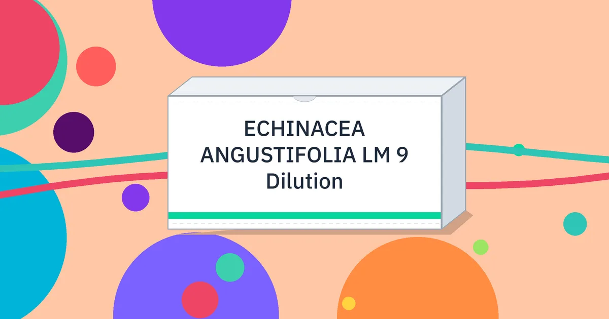 Symbolbild: Packung mit der Aufschrift ECHINACEA ANGUSTIFOLIA LM 9 Dilution (PZN 12843904) – Verfügbarkeit und Bezug in Apotheken in Frankfurt am Main