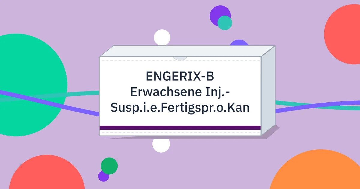 Symbolbild: Packung mit der Aufschrift ENGERIX-B Erwachsene Inj.-Susp.i.e.Fertigspr.o.Kan (PZN 08800898) – Verfügbarkeit und Bezug in Apotheken in Frankfurt am Main
