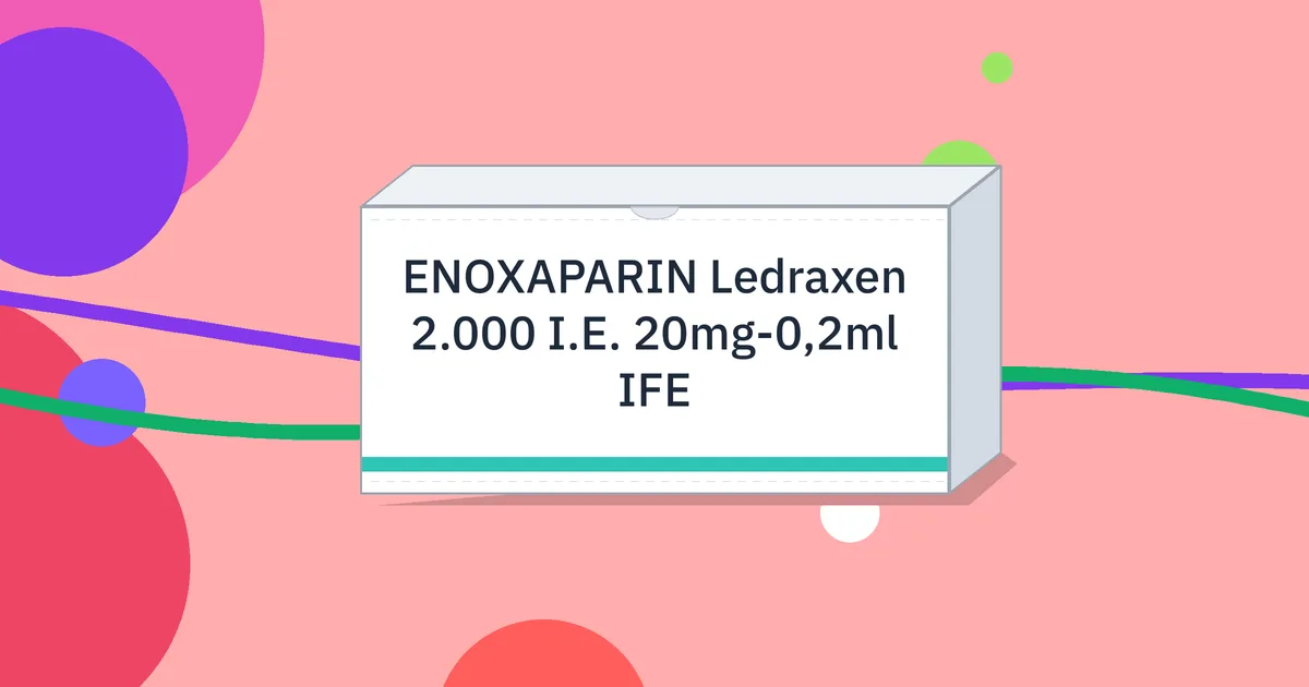 Symbolbild: Packung mit der Aufschrift ENOXAPARIN Ledraxen 2.000 I.E. 20mg-0,2ml IFE (PZN 16203076) – Verfügbarkeit und Bezug in Apotheken in Frankfurt am Main