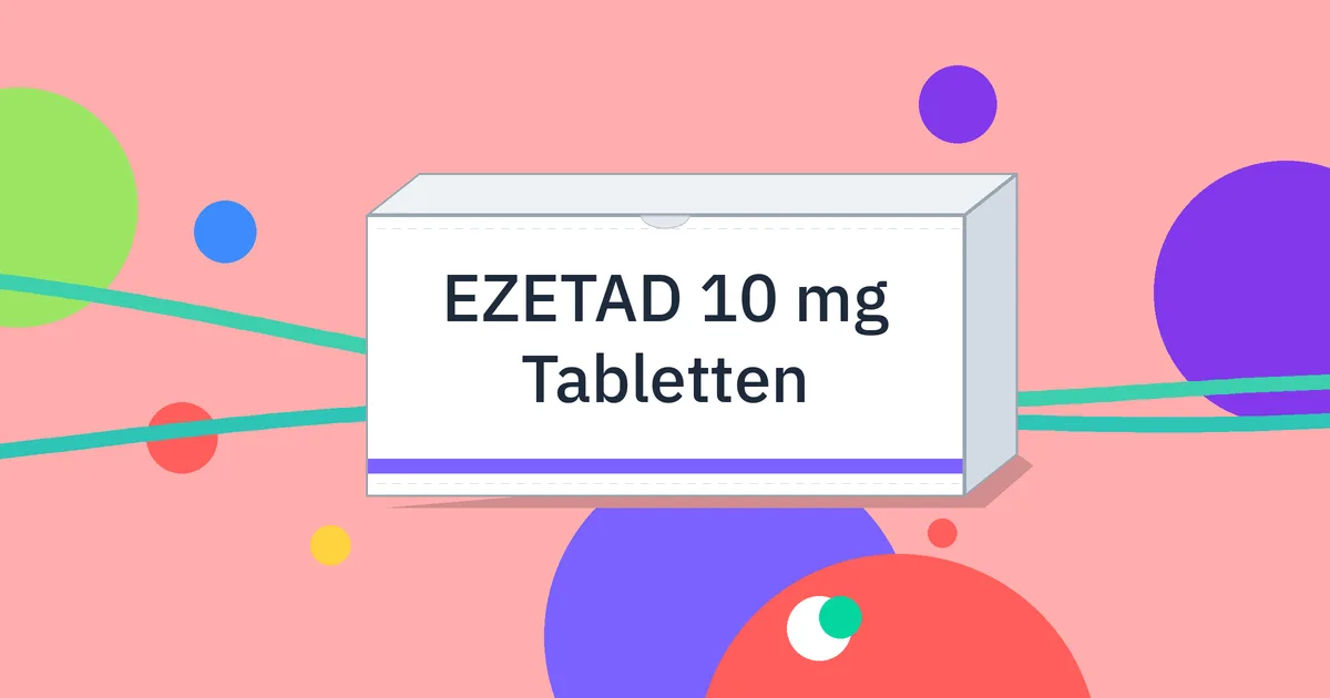 Symbolbild: Packung mit der Aufschrift EZETAD 10 mg Tabletten (PZN 14041161) – Verfügbarkeit und Bezug in Apotheken in Frankfurt am Main