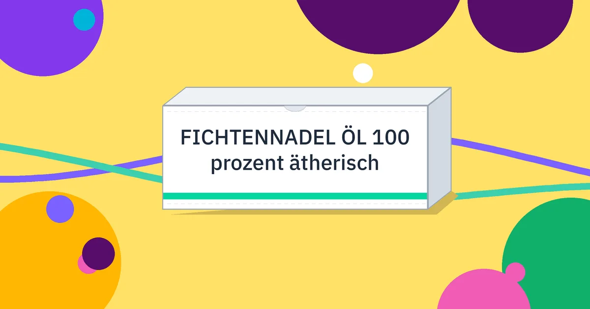 Symbolbild: Packung mit der Aufschrift FICHTENNADEL ÖL 100 prozent ätherisch (PZN 07205544) – Verfügbarkeit und Bezug in Apotheken in Frankfurt am Main