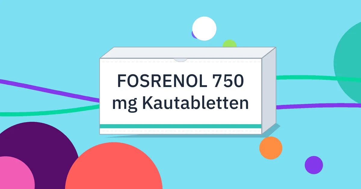 Symbolbild: Packung mit der Aufschrift FOSRENOL 750 mg Kautabletten (PZN 17263040) – Verfügbarkeit und Bezug in Apotheken in Frankfurt am Main