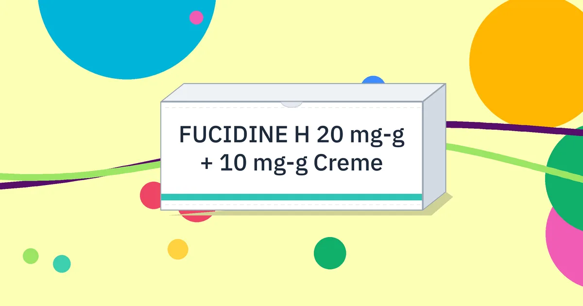 Symbolbild: Packung mit der Aufschrift FUCIDINE H 20 mg-g + 10 mg-g Creme (PZN 09079003) – Verfügbarkeit und Bezug in Apotheken in Frankfurt am Main