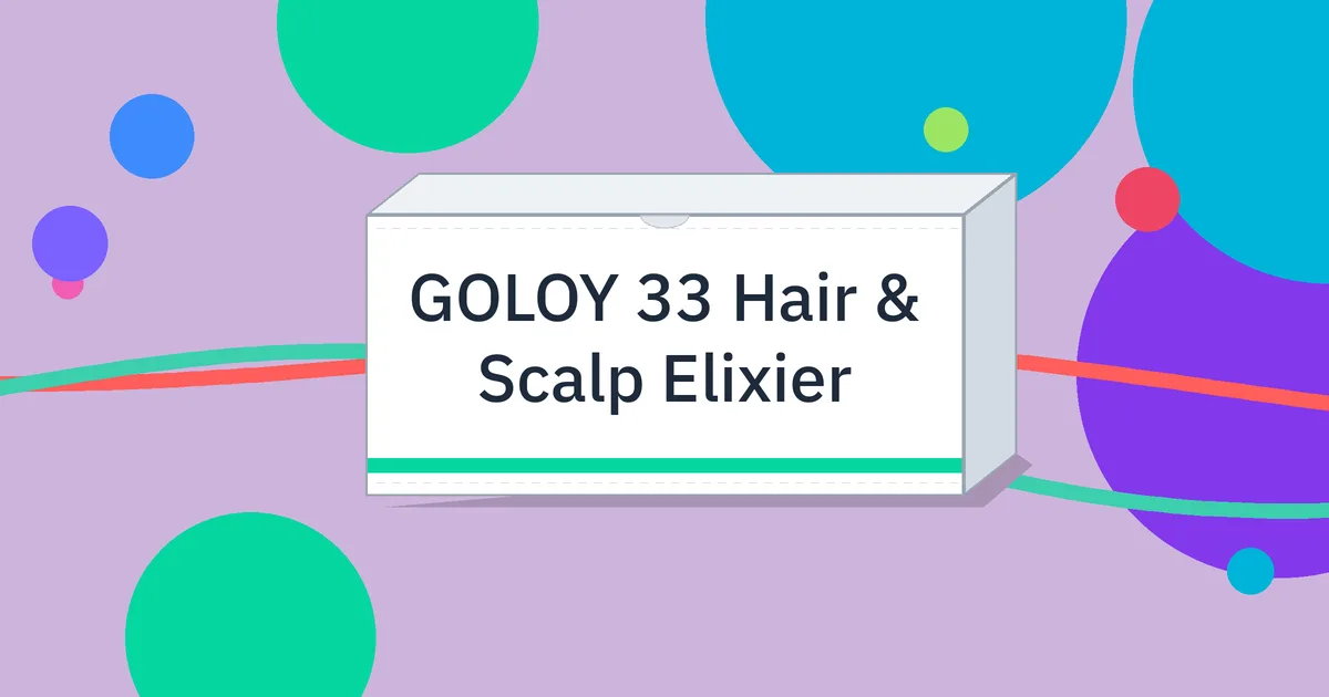 Symbolbild: Packung mit der Aufschrift GOLOY 33 Hair & Scalp Elixier (PZN 14418660) – Verfügbarkeit und Bezug in Apotheken in Frankfurt am Main