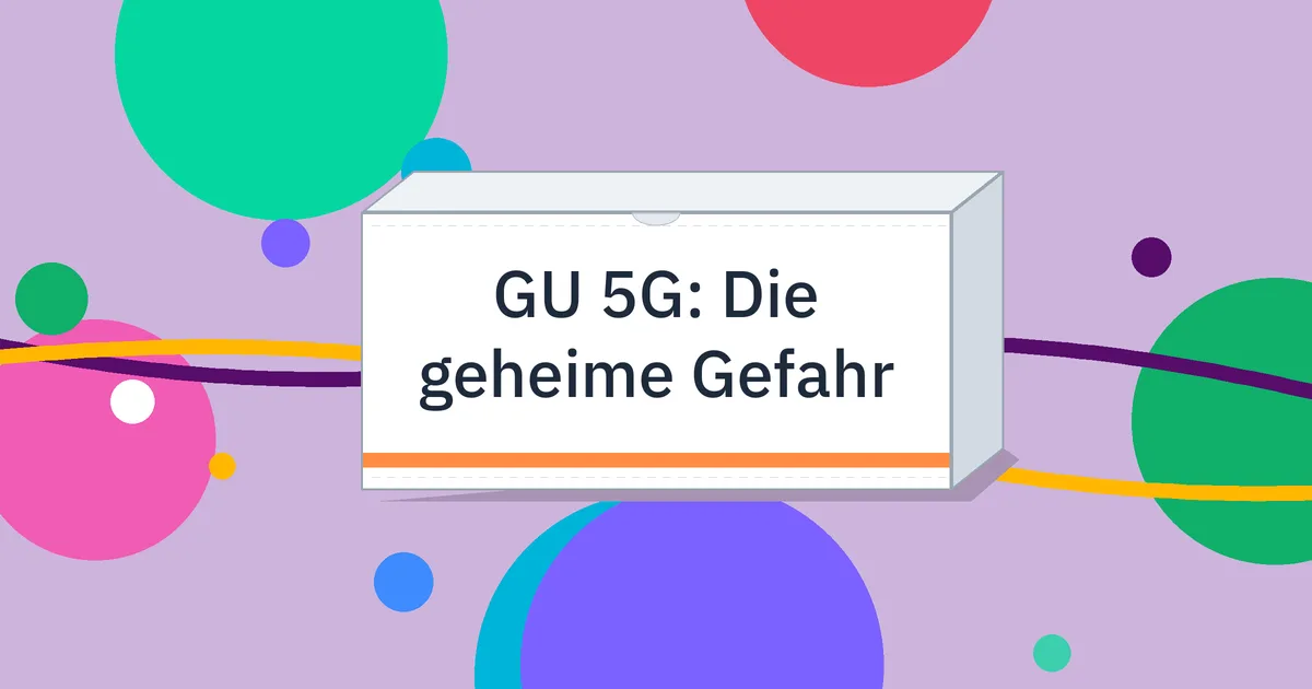 Symbolbild: Packung mit der Aufschrift GU 5G: Die geheime Gefahr (PZN 16653626) – Verfügbarkeit und Bezug in Apotheken in Frankfurt am Main