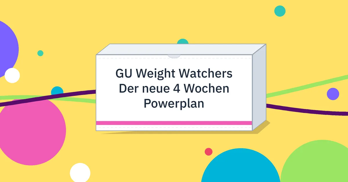 Symbolbild: Packung mit der Aufschrift GU Weight Watchers Der neue 4 Wochen Powerplan (PZN 19159660) – Verfügbarkeit und Bezug in Apotheken in Frankfurt am Main