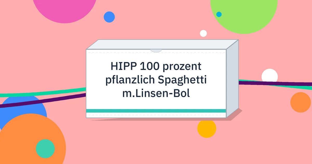 Symbolbild: Packung mit der Aufschrift HIPP 100 prozent pflanzlich Spaghetti m.Linsen-Bol (PZN 18436152) – Verfügbarkeit und Bezug in Apotheken in Frankfurt am Main