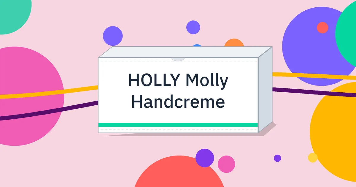 Symbolbild: Packung mit der Aufschrift HOLLY Molly Handcreme (PZN 18334871) – Verfügbarkeit und Bezug in Apotheken in Frankfurt am Main