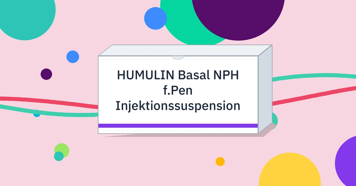 Symbolbild: Packung mit der Aufschrift HUMULIN Basal NPH f.Pen Injektionssuspension (PZN 03386684) – Verfügbarkeit und Bezug in Apotheken in Frankfurt am Main