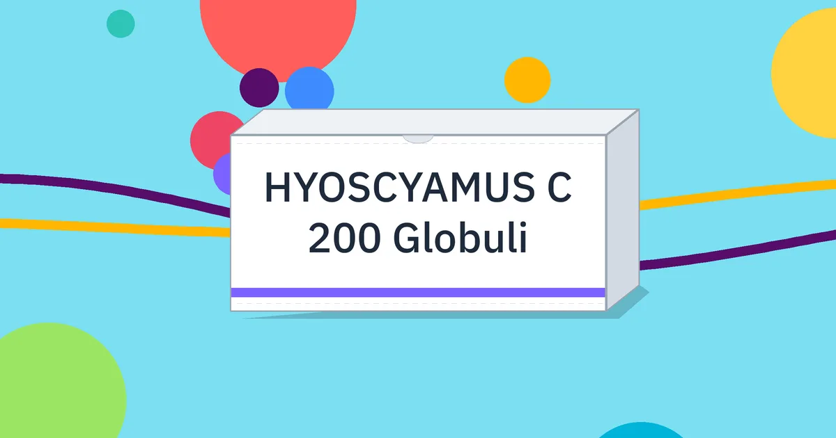 Symbolbild: Packung mit der Aufschrift HYOSCYAMUS C 200 Globuli (PZN 02924659) – Verfügbarkeit und Bezug in Apotheken in Frankfurt am Main
