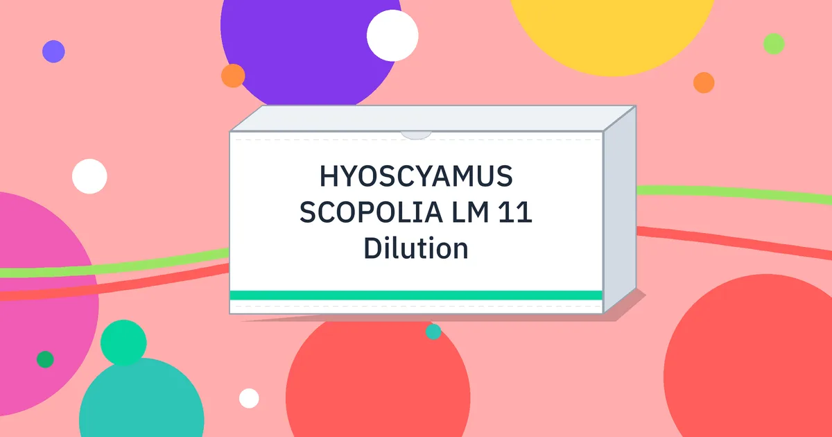 Symbolbild: Packung mit der Aufschrift HYOSCYAMUS SCOPOLIA LM 11 Dilution (PZN 13557678) – Verfügbarkeit und Bezug in Apotheken in Frankfurt am Main