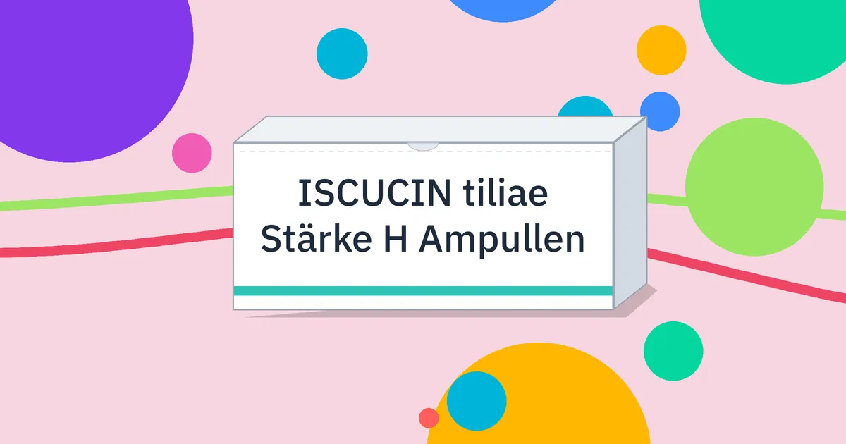 Symbolbild: Packung mit der Aufschrift ISCUCIN tiliae Stärke H Ampullen (PZN 04429639) – Verfügbarkeit und Bezug in Apotheken in Frankfurt am Main