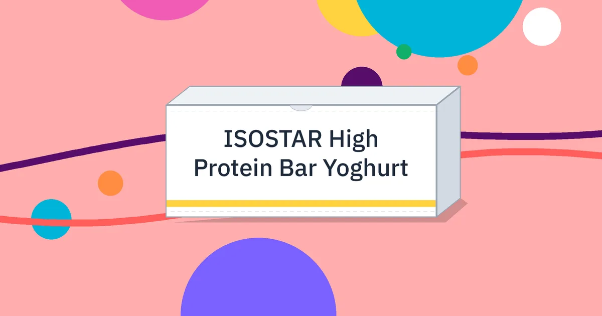 Symbolbild: Packung mit der Aufschrift ISOSTAR High Protein Bar Yoghurt (PZN 19639644) – Verfügbarkeit und Bezug in Apotheken in Frankfurt am Main