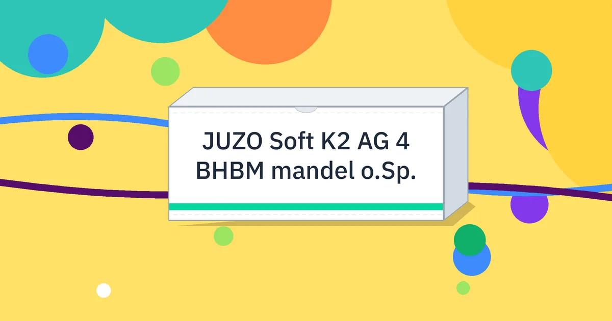 Symbolbild: Packung mit der Aufschrift JUZO Soft K2 AG 4 BHBM mandel o.Sp. (PZN 14861102) – Verfügbarkeit und Bezug in Apotheken in Frankfurt am Main