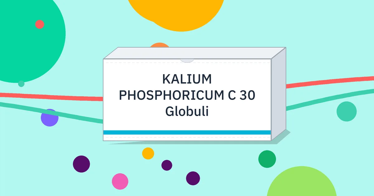 Symbolbild: Packung mit der Aufschrift KALIUM PHOSPHORICUM C 30 Globuli (PZN 04223085) – Verfügbarkeit und Bezug in Apotheken in Frankfurt am Main