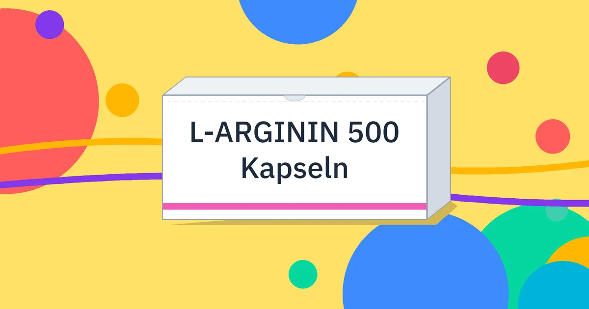 Symbolbild: Packung mit der Aufschrift L-ARGININ 500 Kapseln (PZN 08825987) – Verfügbarkeit und Bezug in Apotheken in Frankfurt am Main
