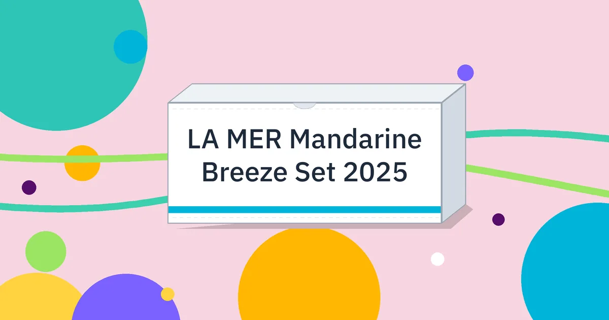 Symbolbild: Packung mit der Aufschrift LA MER Mandarine Breeze Set 2025 (PZN 20393094) – Verfügbarkeit und Bezug in Apotheken in Frankfurt am Main