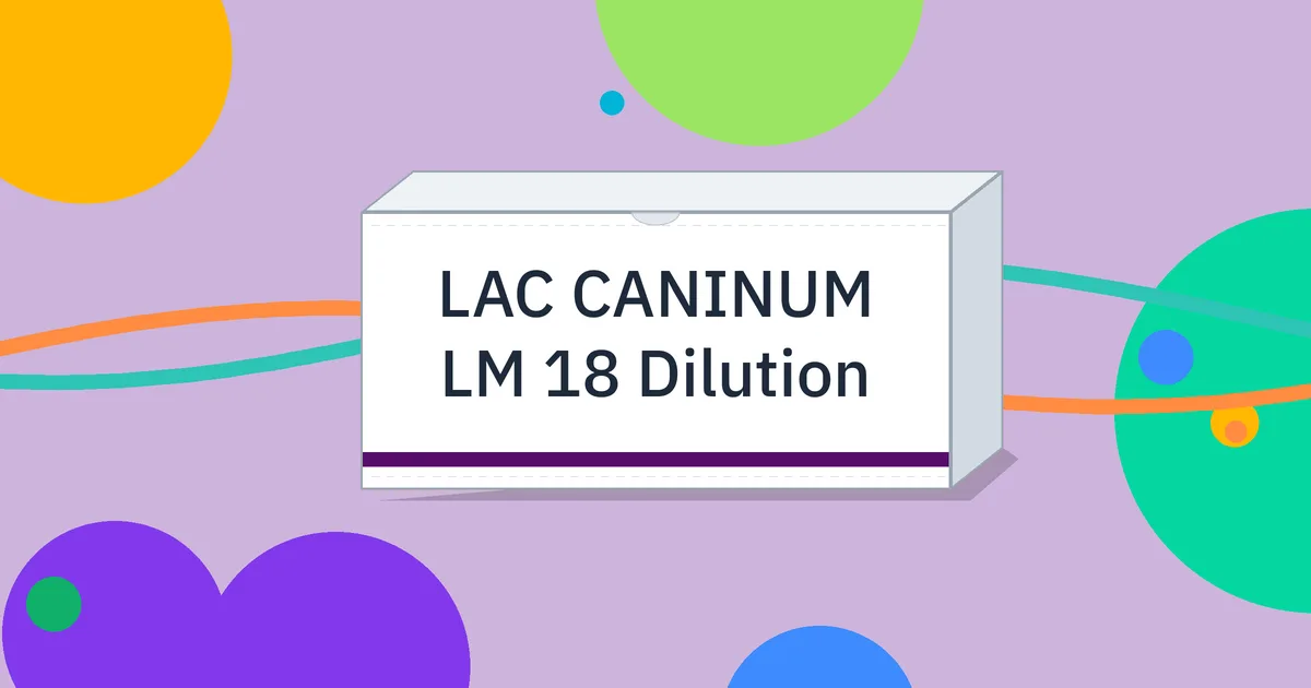 Symbolbild: Packung mit der Aufschrift LAC CANINUM LM 18 Dilution (PZN 07540857) – Verfügbarkeit und Bezug in Apotheken in Frankfurt am Main