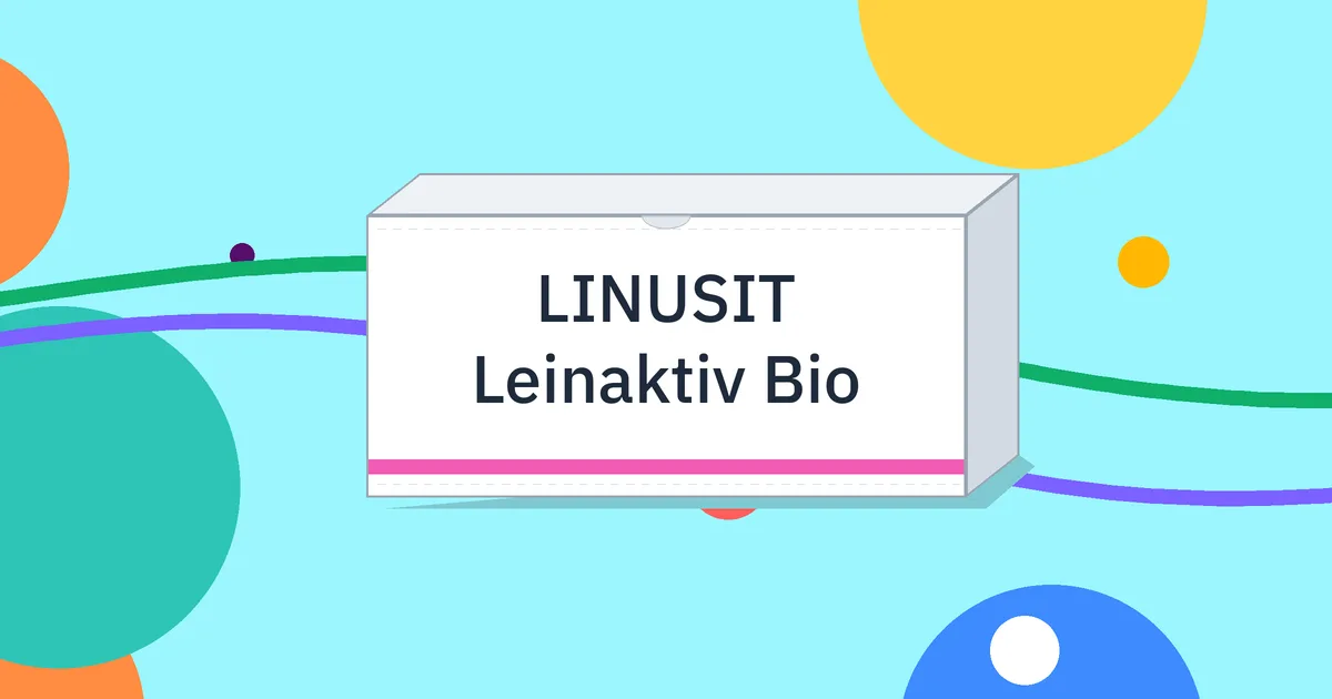 Symbolbild: Packung mit der Aufschrift LINUSIT Leinaktiv Bio (PZN 13881522) – Verfügbarkeit und Bezug in Apotheken in Frankfurt am Main