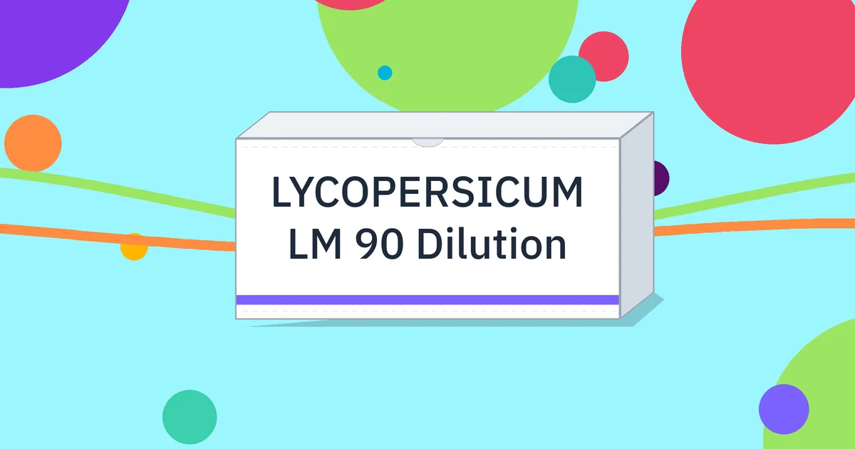 Symbolbild: Packung mit der Aufschrift LYCOPERSICUM LM 90 Dilution (PZN 13537859) – Verfügbarkeit und Bezug in Apotheken in Frankfurt am Main