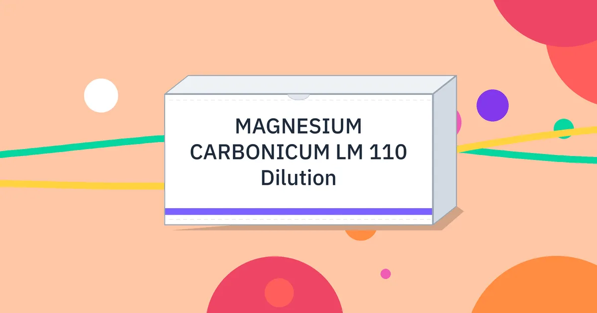 Symbolbild: Packung mit der Aufschrift MAGNESIUM CARBONICUM LM 110 Dilution (PZN 12937309) – Verfügbarkeit und Bezug in Apotheken in Frankfurt am Main