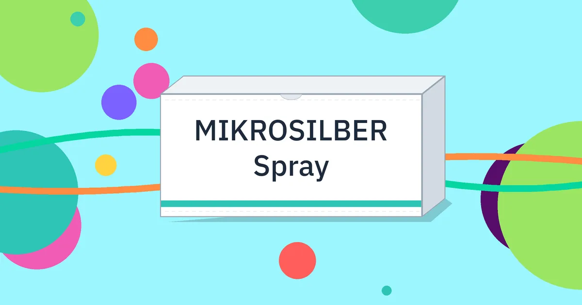 Symbolbild: Packung mit der Aufschrift MIKROSILBER Spray (PZN 19998478) – Verfügbarkeit und Bezug in Apotheken in Frankfurt am Main