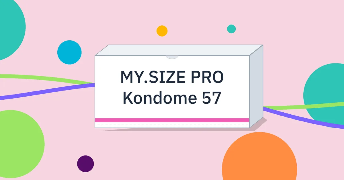 Symbolbild: Packung mit der Aufschrift MY.SIZE PRO Kondome 57 (PZN 17458370) – Verfügbarkeit und Bezug in Apotheken in Frankfurt am Main
