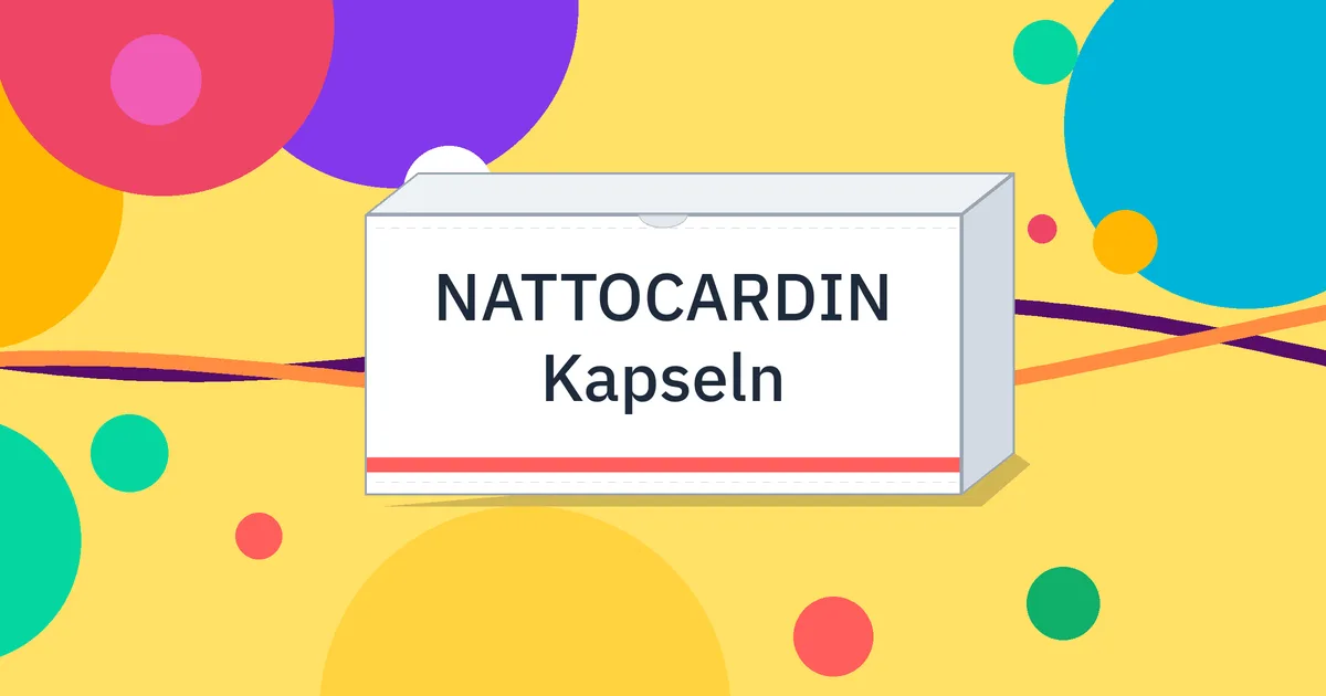 Symbolbild: Packung mit der Aufschrift NATTOCARDIN Kapseln (PZN 19361551) – Verfügbarkeit und Bezug in Apotheken in Frankfurt am Main