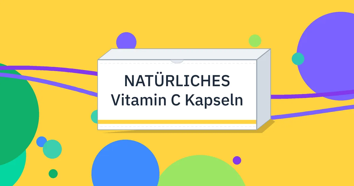 Symbolbild: Packung mit der Aufschrift NATÜRLICHES Vitamin C Kapseln (PZN 15616988) – Verfügbarkeit und Bezug in Apotheken in Frankfurt am Main