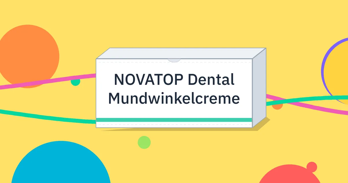 Symbolbild: Packung mit der Aufschrift NOVATOP Dental Mundwinkelcreme (PZN 17921980) – Verfügbarkeit und Bezug in Apotheken in Frankfurt am Main