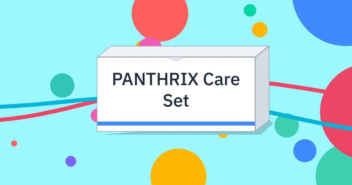 Symbolbild: Packung mit der Aufschrift PANTHRIX Care Set (PZN 20304268) – Verfügbarkeit und Bezug in Apotheken in Frankfurt am Main