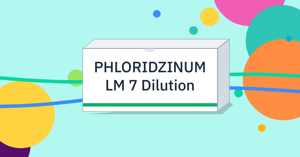 Symbolbild: Packung mit der Aufschrift PHLORIDZINUM LM 7 Dilution (PZN 13639175) – Verfügbarkeit und Bezug in Apotheken in Frankfurt am Main