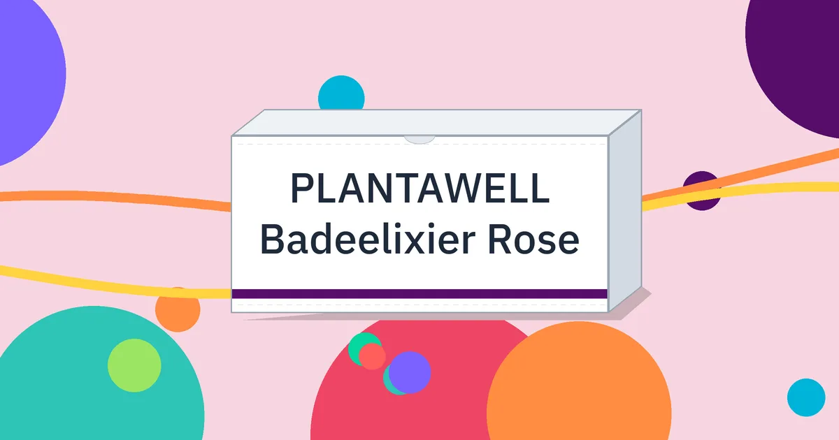 Symbolbild: Packung mit der Aufschrift PLANTAWELL Badeelixier Rose (PZN 20300885) – Verfügbarkeit und Bezug in Apotheken in Frankfurt am Main