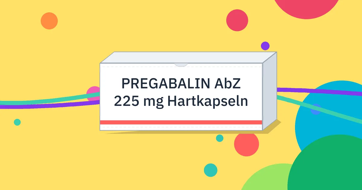 Symbolbild: Packung mit der Aufschrift PREGABALIN AbZ 225 mg Hartkapseln (PZN 10327127) – Verfügbarkeit und Bezug in Apotheken in Frankfurt am Main
