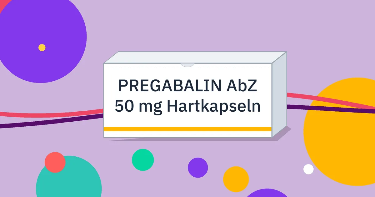 Symbolbild: Packung mit der Aufschrift PREGABALIN AbZ 50 mg Hartkapseln (PZN 10326949) – Verfügbarkeit und Bezug in Apotheken in Frankfurt am Main