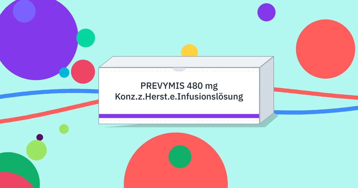 Symbolbild: Packung mit der Aufschrift PREVYMIS 480 mg Konz.z.Herst.e.Infusionslösung (PZN 13863547) – Verfügbarkeit und Bezug in Apotheken in Frankfurt am Main