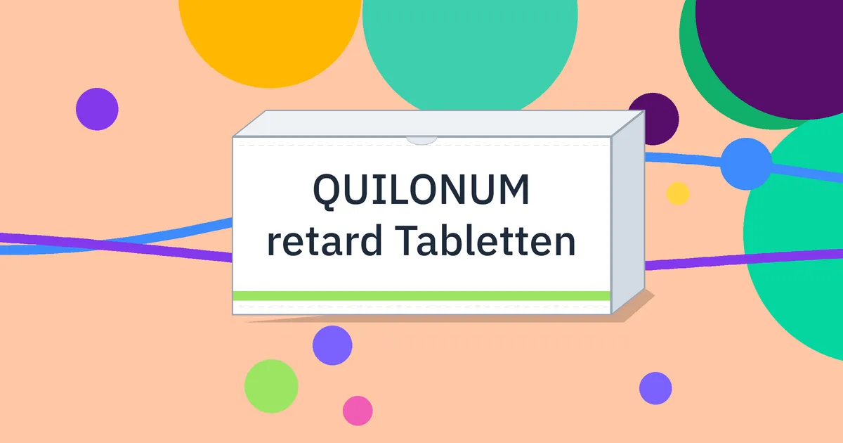 Symbolbild: Packung mit der Aufschrift QUILONUM retard Tabletten (PZN 02524807) – Verfügbarkeit und Bezug in Apotheken in Frankfurt am Main