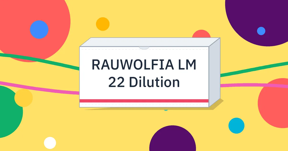 Symbolbild: Packung mit der Aufschrift RAUWOLFIA LM 22 Dilution (PZN 13046771) – Verfügbarkeit und Bezug in Apotheken in Frankfurt am Main