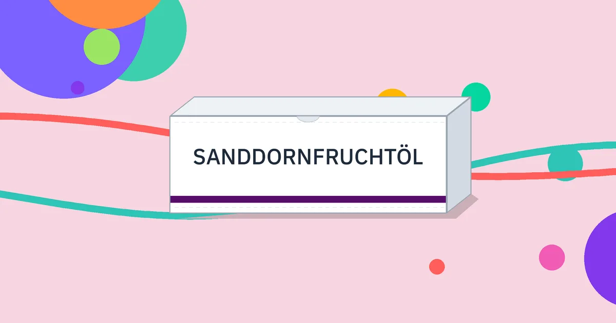 Symbolbild: Packung mit der Aufschrift SANDDORNFRUCHTÖL (PZN 20417506) – Verfügbarkeit und Bezug in Apotheken in Frankfurt am Main